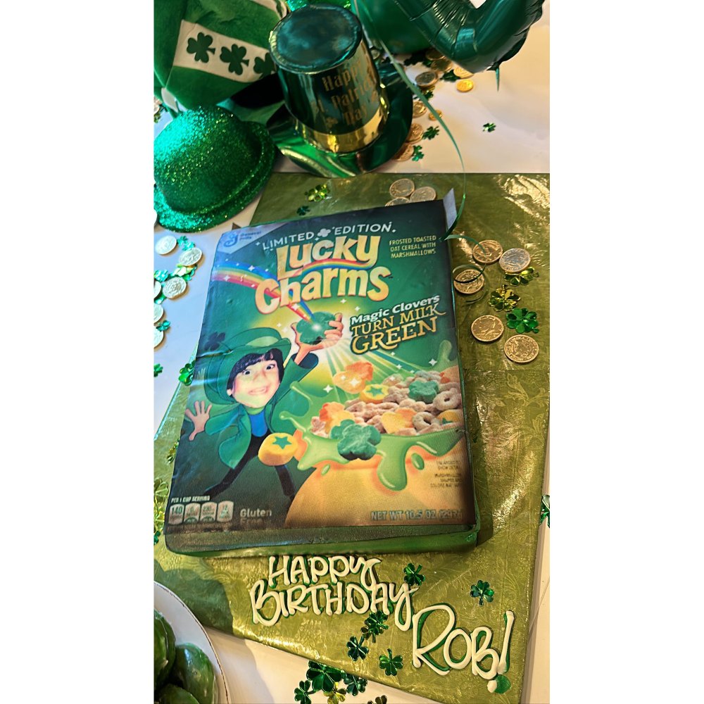 Rob Kardashian’s 36th Birthday Cake Is a Festive St. Patrick’s Day ...