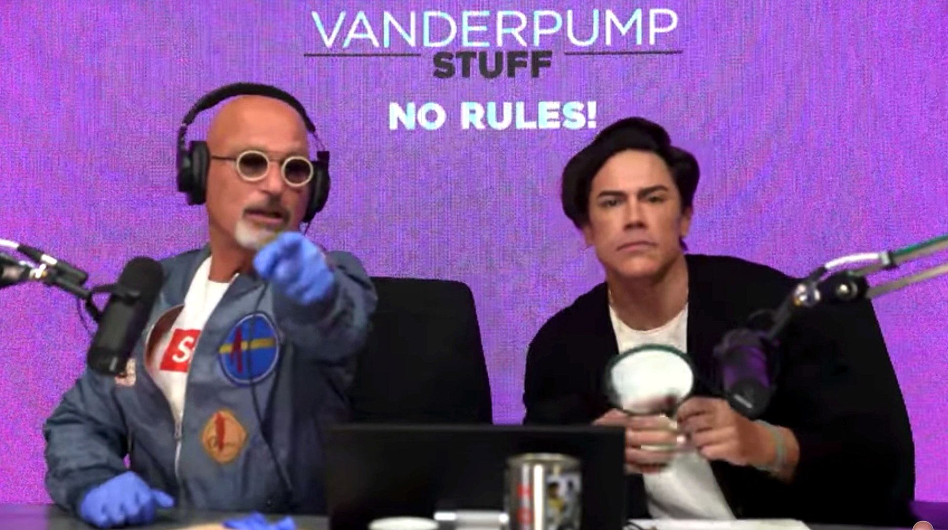 Tom Sandoval Gets His Mustache Shaved by Howie Mandel | Us Weekly