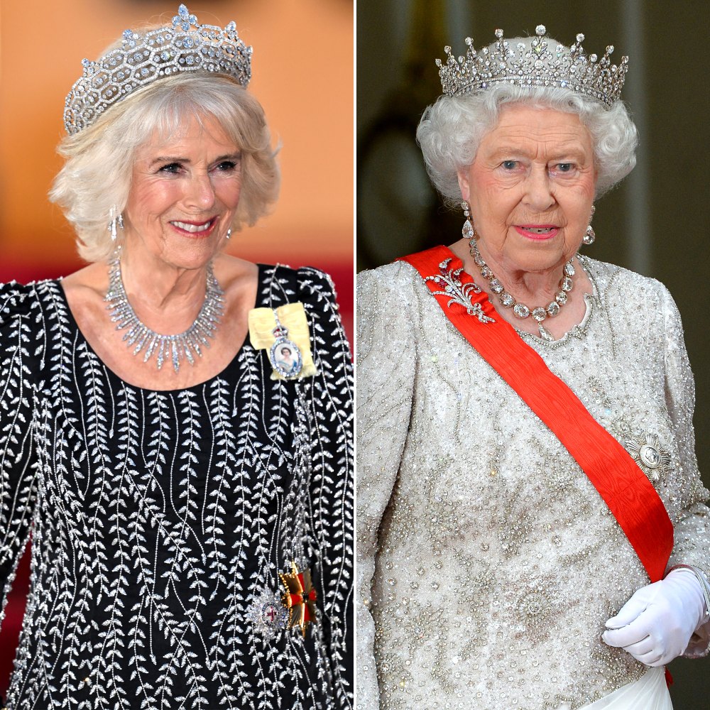 How Camilla's Coronation Tiara Honors Queen Elizabeth II | Us Weekly