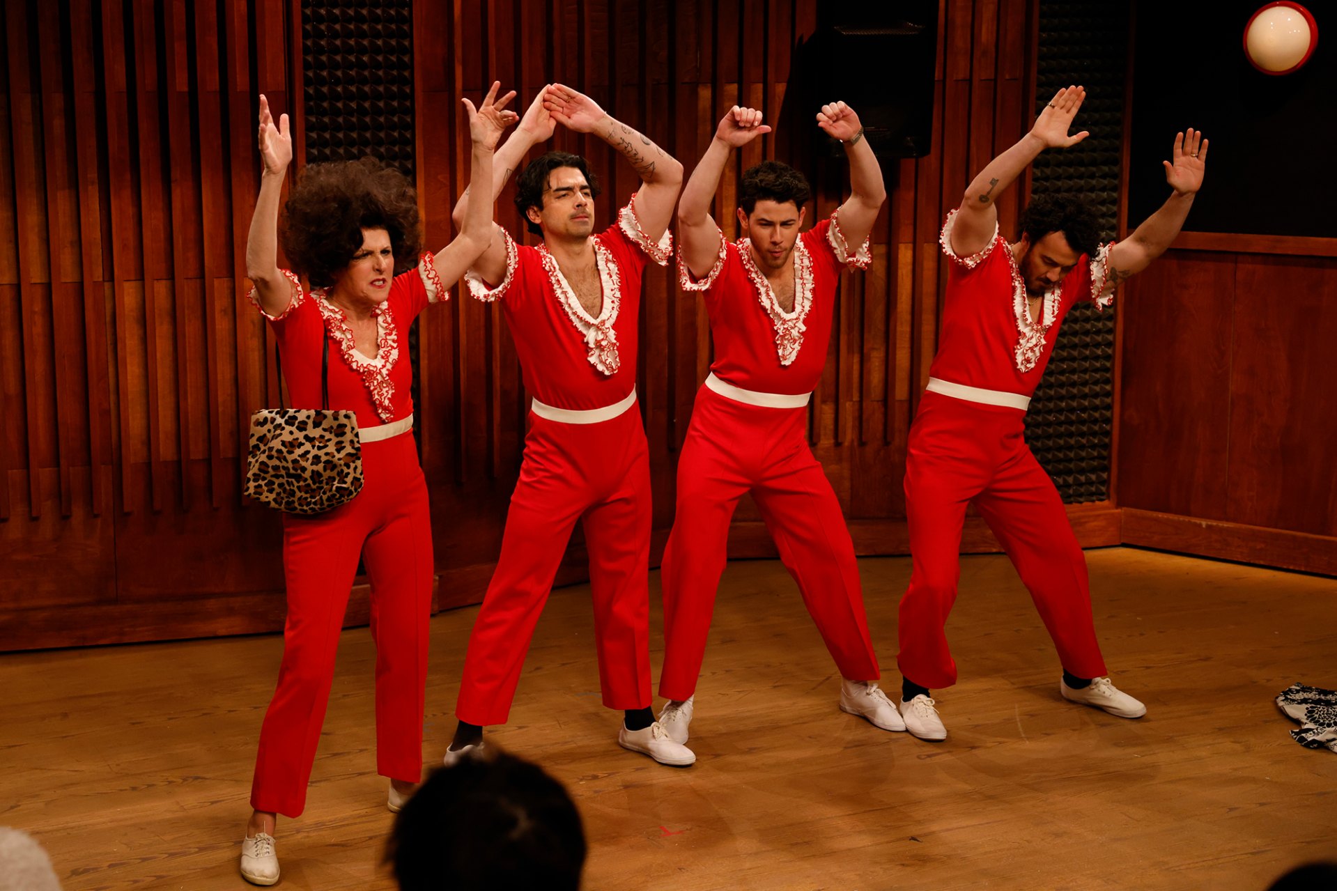 'SNL': Jonas Brothers Learn New Dance Moves From Molly Shannon | Us Weekly