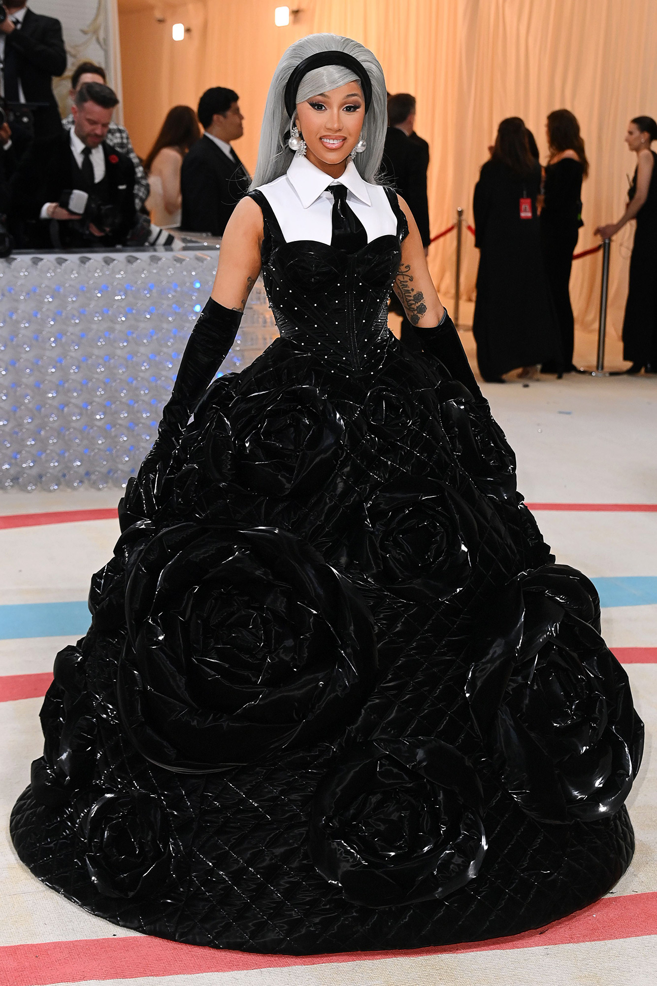 Met Gala 2023: Cardi B Is a Gothic Bouquet | Us Weekly
