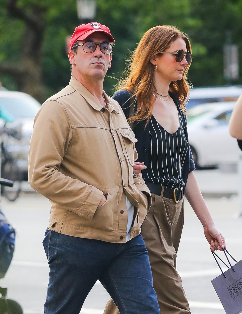 Jon Hamm and Fiancee Anna Osceola Have NYC Date Night: Pic | Us Weekly