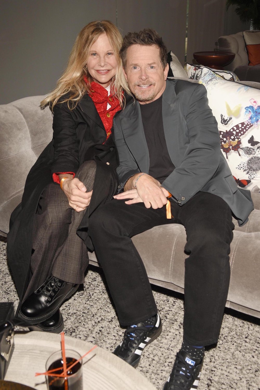 Meg Ryan Makes Rare Public Appearance to Support Michael J. Fox: Pic ...
