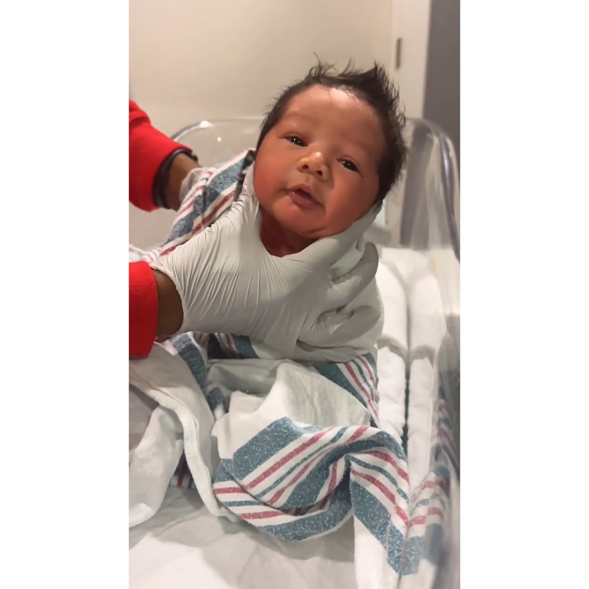 Chrissy Teigen Jokes About Newborn Baby Wren's Full Head of Hair | Us ...