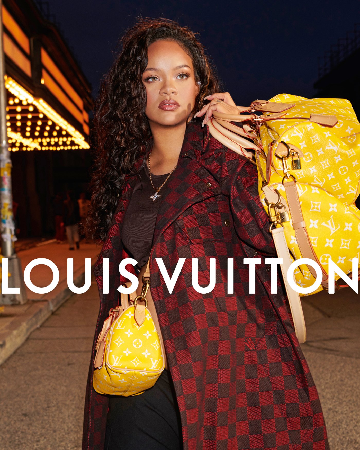Pregnant Rihanna Stars in Pharrell’s First Louis Vuitton Ad | Us Weekly