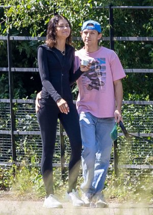 Tom Holland and Zendaya Pack on PDA While Eating Ice Cream | Us Weekly