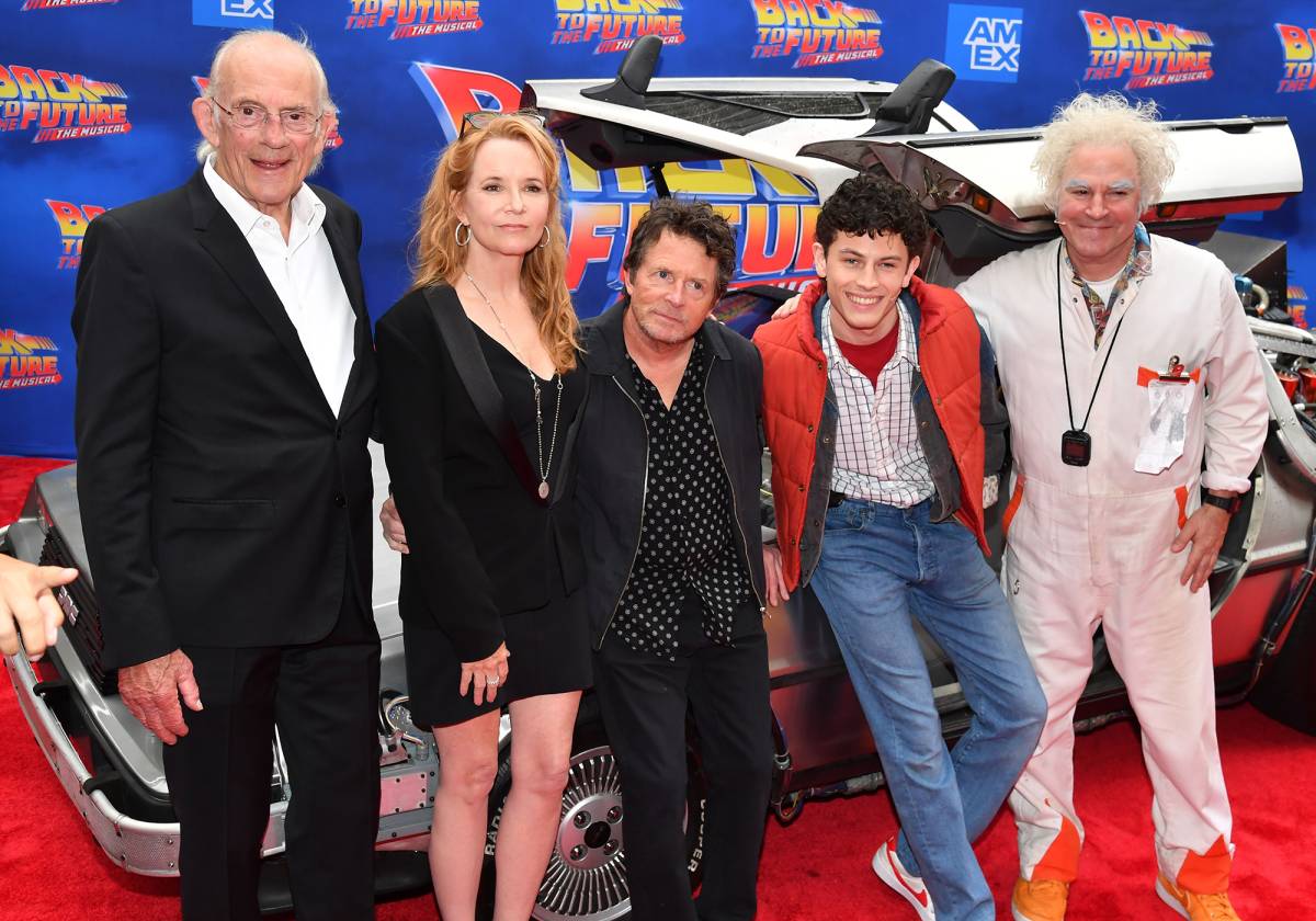 Michael J. Fox, 'Back to the Future' Cast Reunite at Broadway Premiere ...