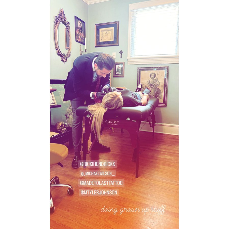 Emily Maynard Takes Daughter Ricki to Get 1st Tattoo on Birthday | Us ...