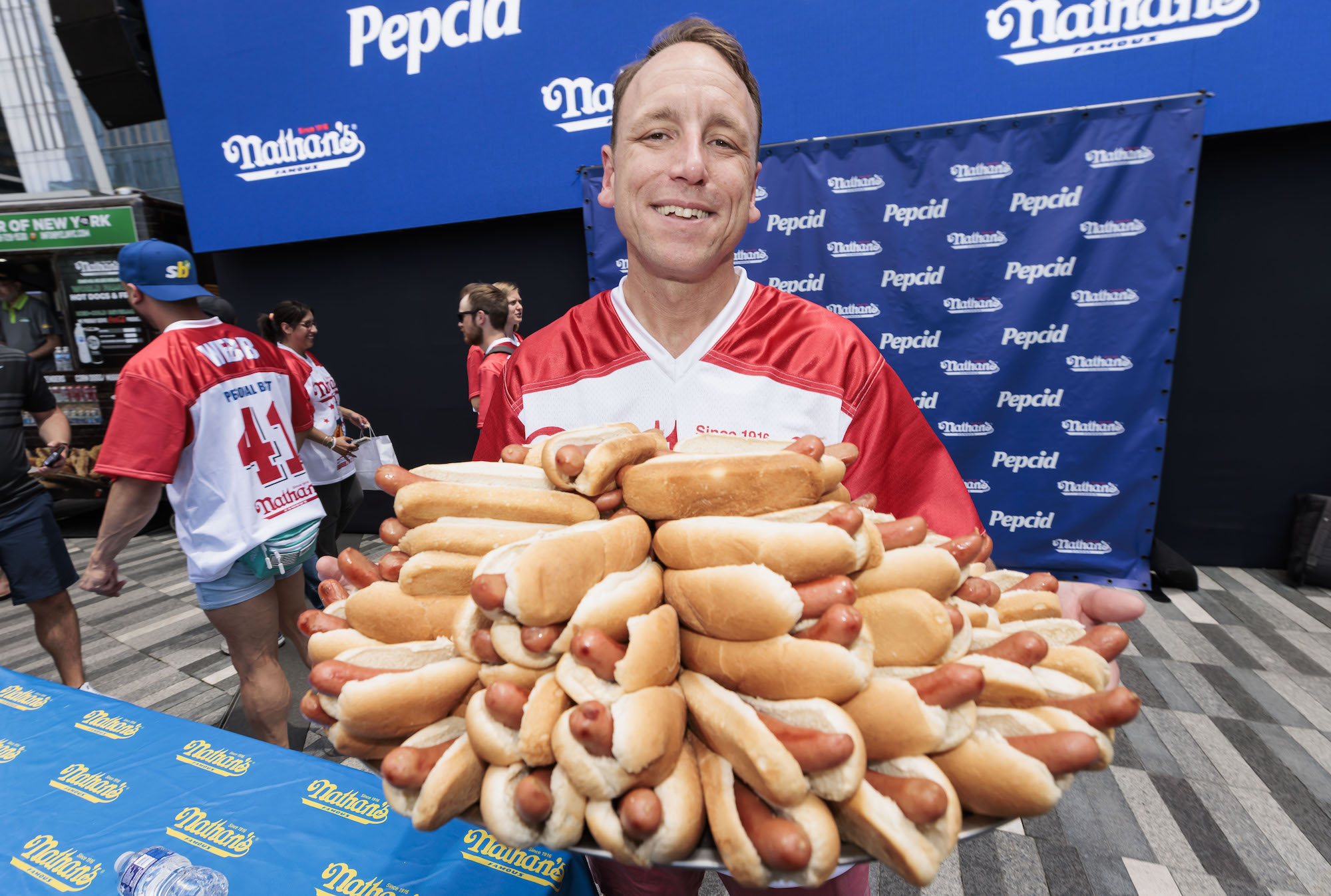 Joey Chestnut Responds to Being Barred From Hot Dog Eating Contest | Us ...