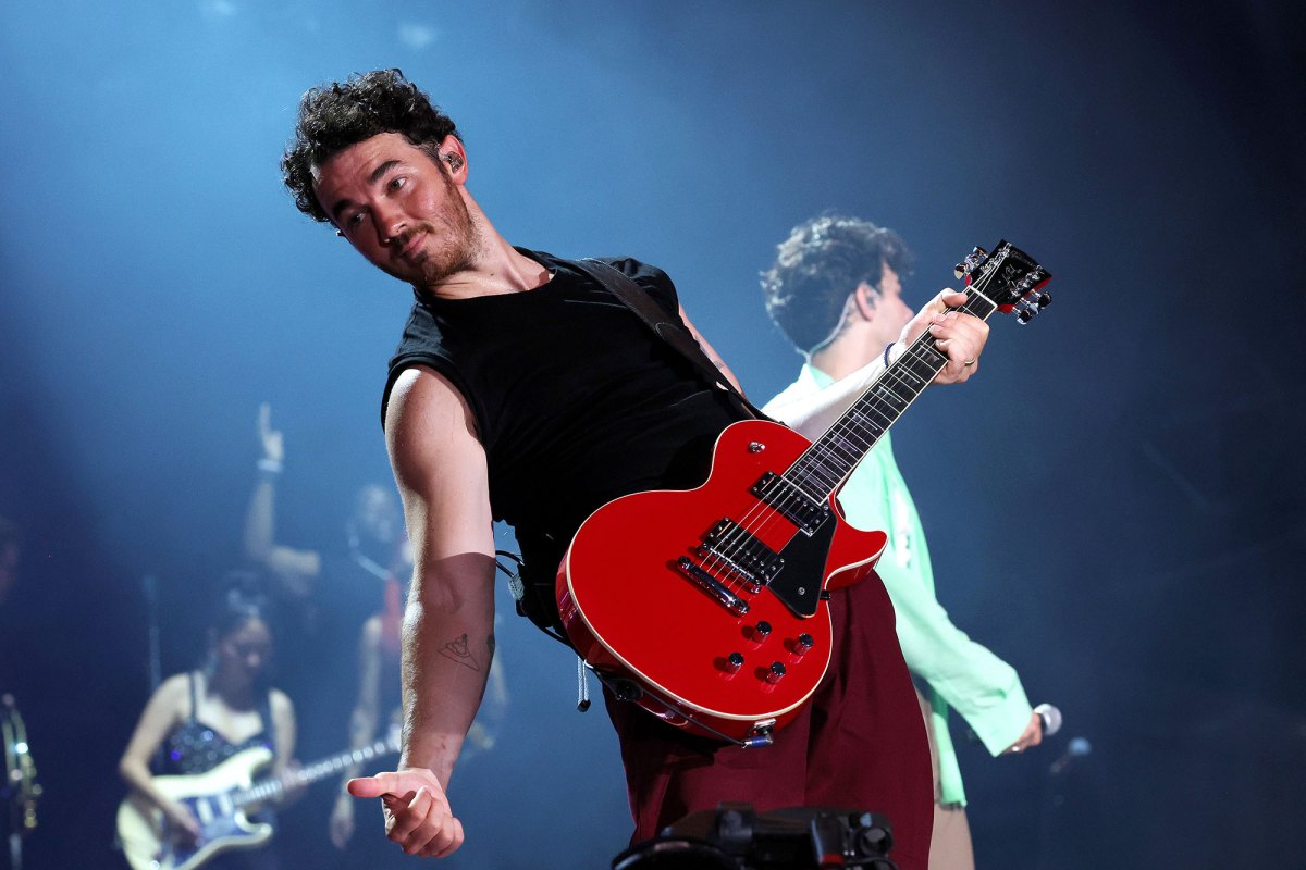 See The Jonas Brothers Groovy Style on ‘The Tour’ | Us Weekly