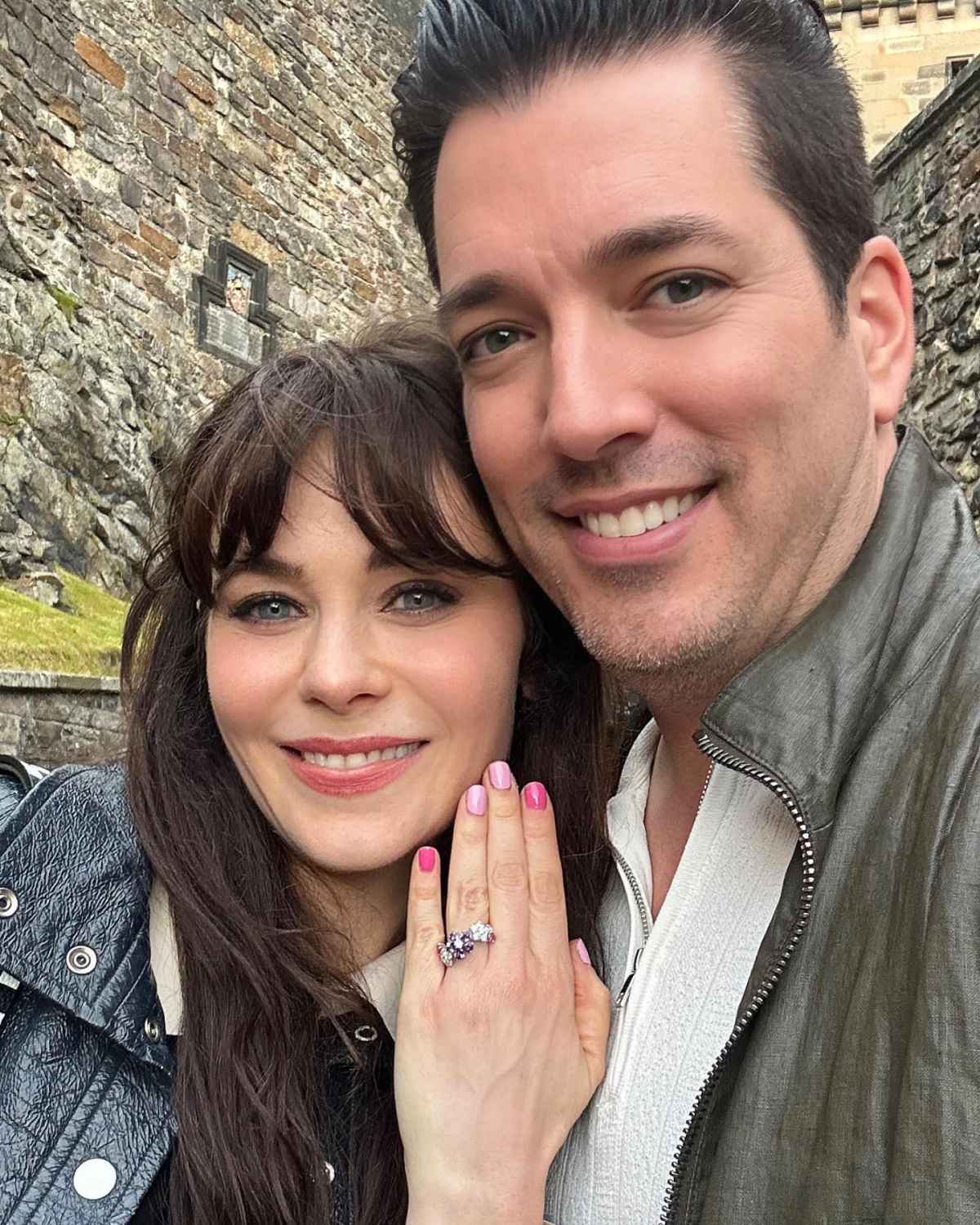 Jonathan Scott, Zooey Deschanel Are Engaged: See the Ring | Us Weekly