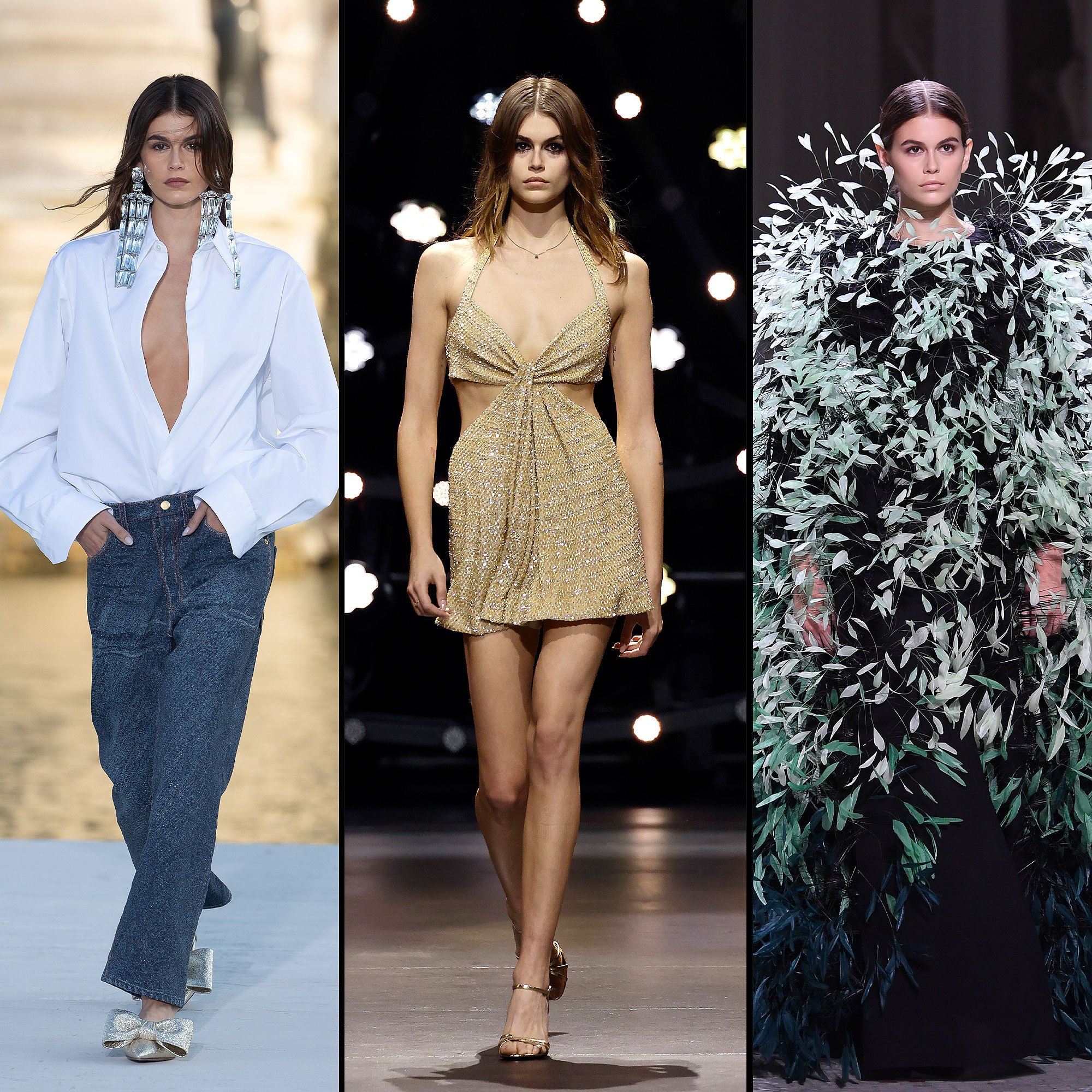 Kaia Gerbers Best Fashion Week Runway Moments Pics Us Weekly