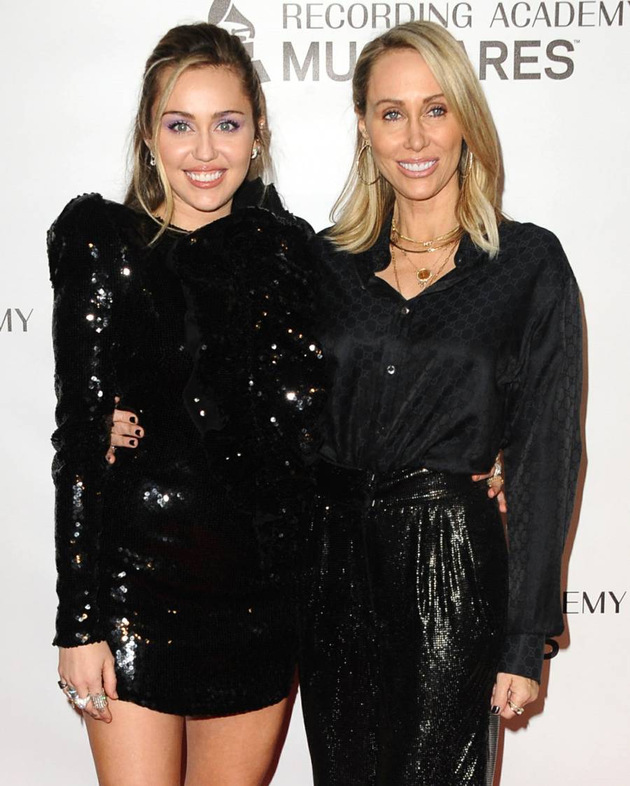 Miley Cyrus Got ‘Very Emotional’ Walking Tish Cyrus Down Wedding Aisle ...