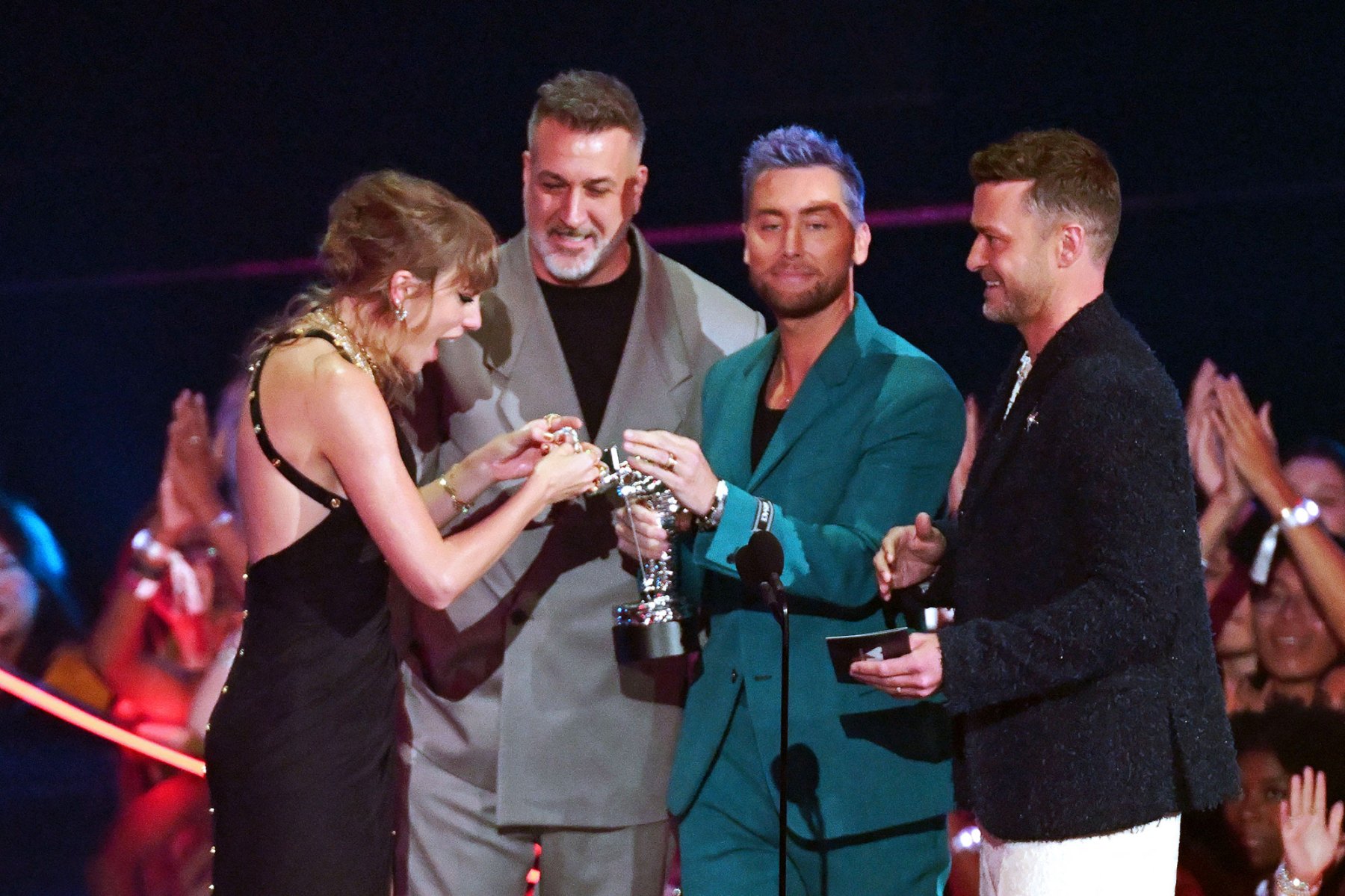 'NSync Reunites at the 2023 VMAs, Taylor Swift Has Questions | Us Weekly