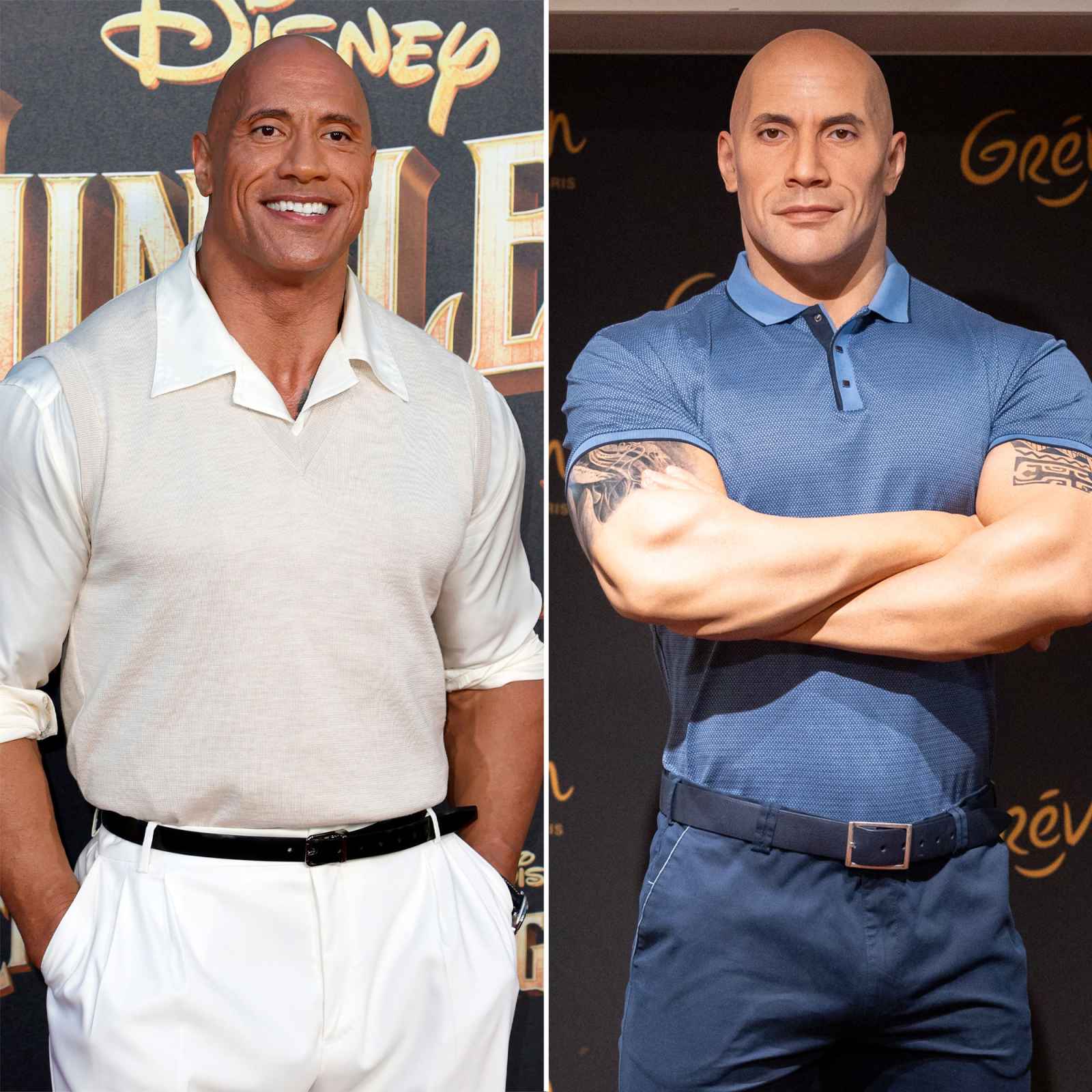 Dwayne Johnson Asks Wax Museum to Update His Figure’s Skin Color | Us ...