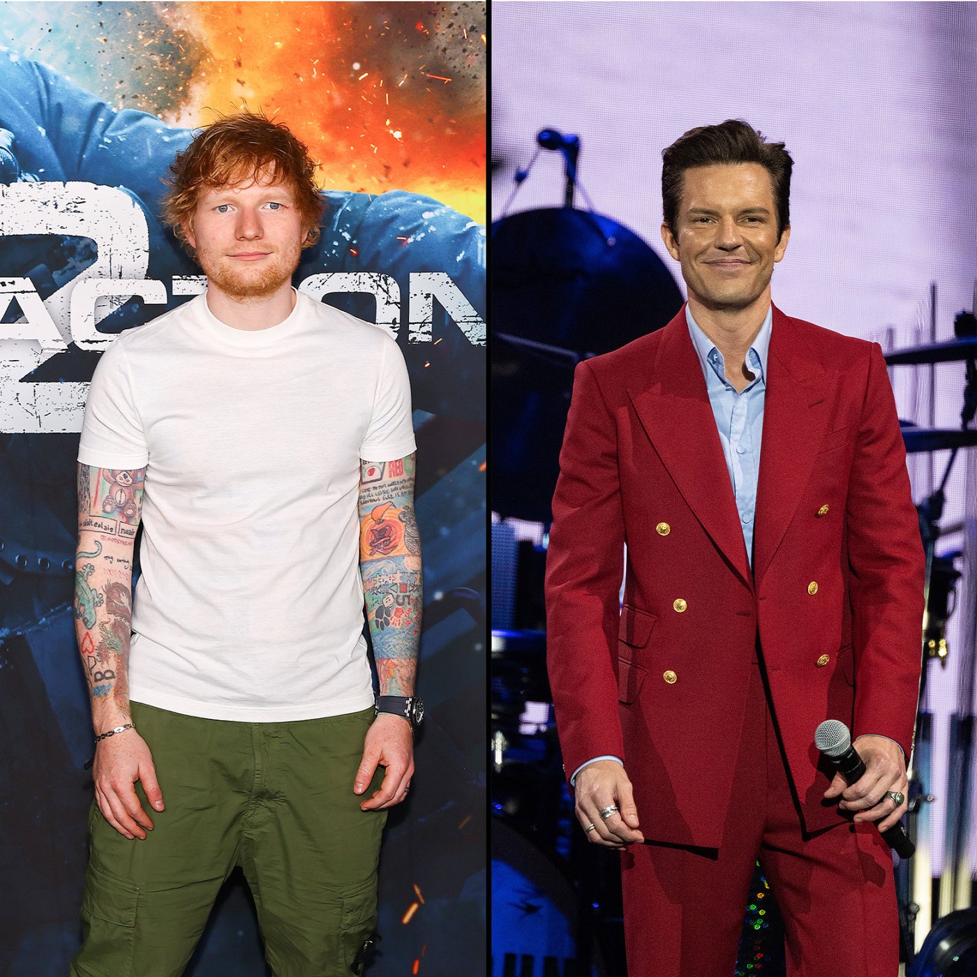 Ed Sheeran Performs 'Mr. Brightside' With The Killers' Brandon Flowers ...