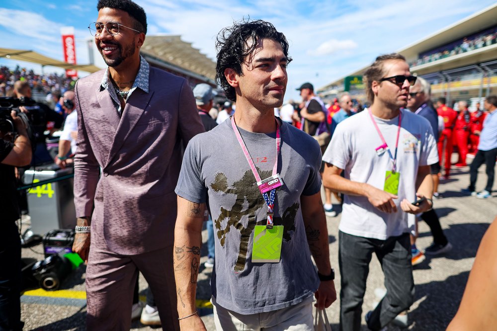 Joe Jonas Spotted at U.S. Formula 1 Grand Prix After Custody Battle ...
