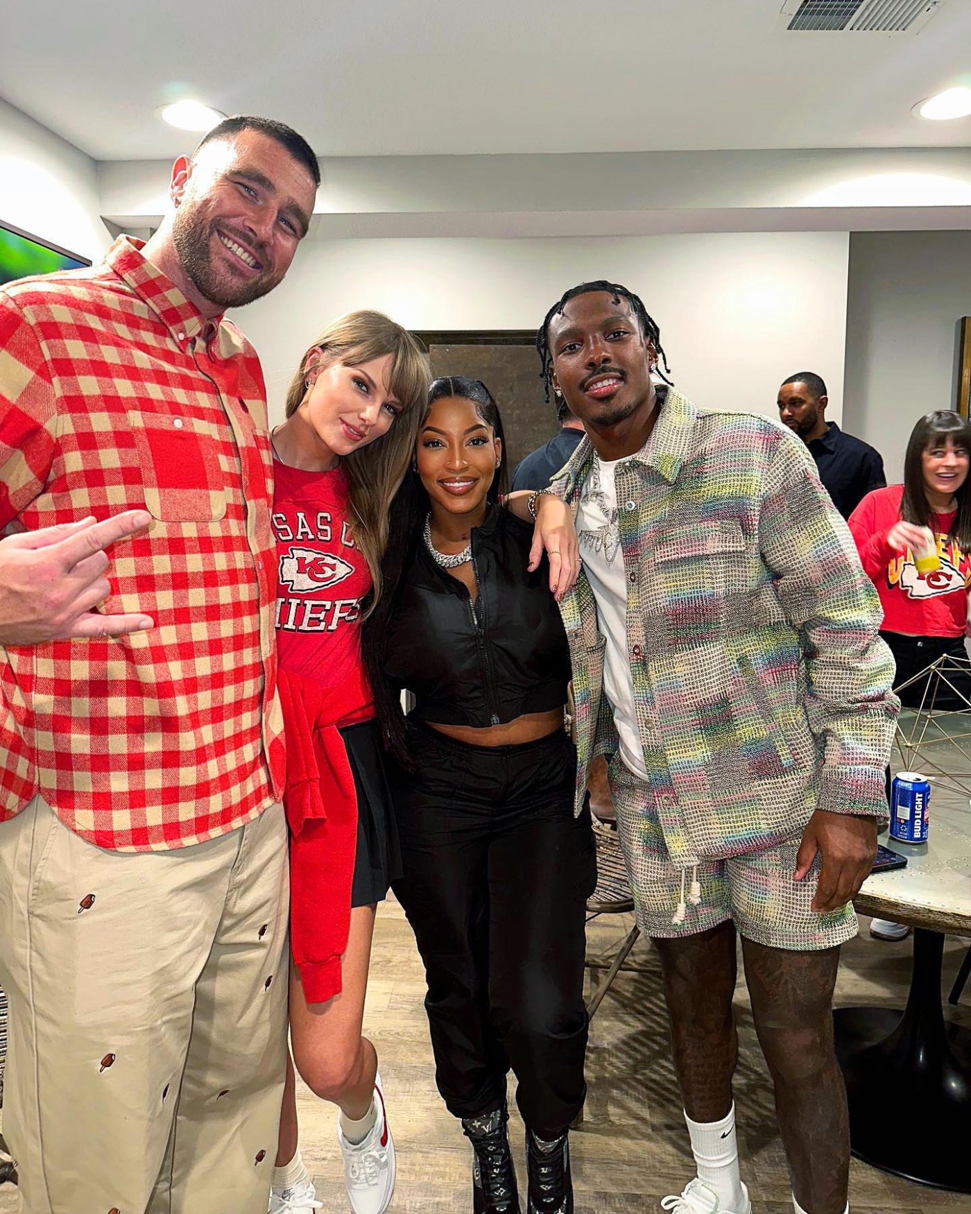 Taylor Swift Kisses Travis Kelce on the Cheek After Chiefs Game | Us Weekly