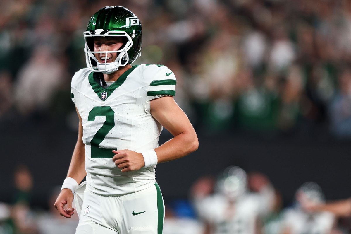 Gavin Casalegno Reacts After New York Jets Support Team Conrad | Us Weekly