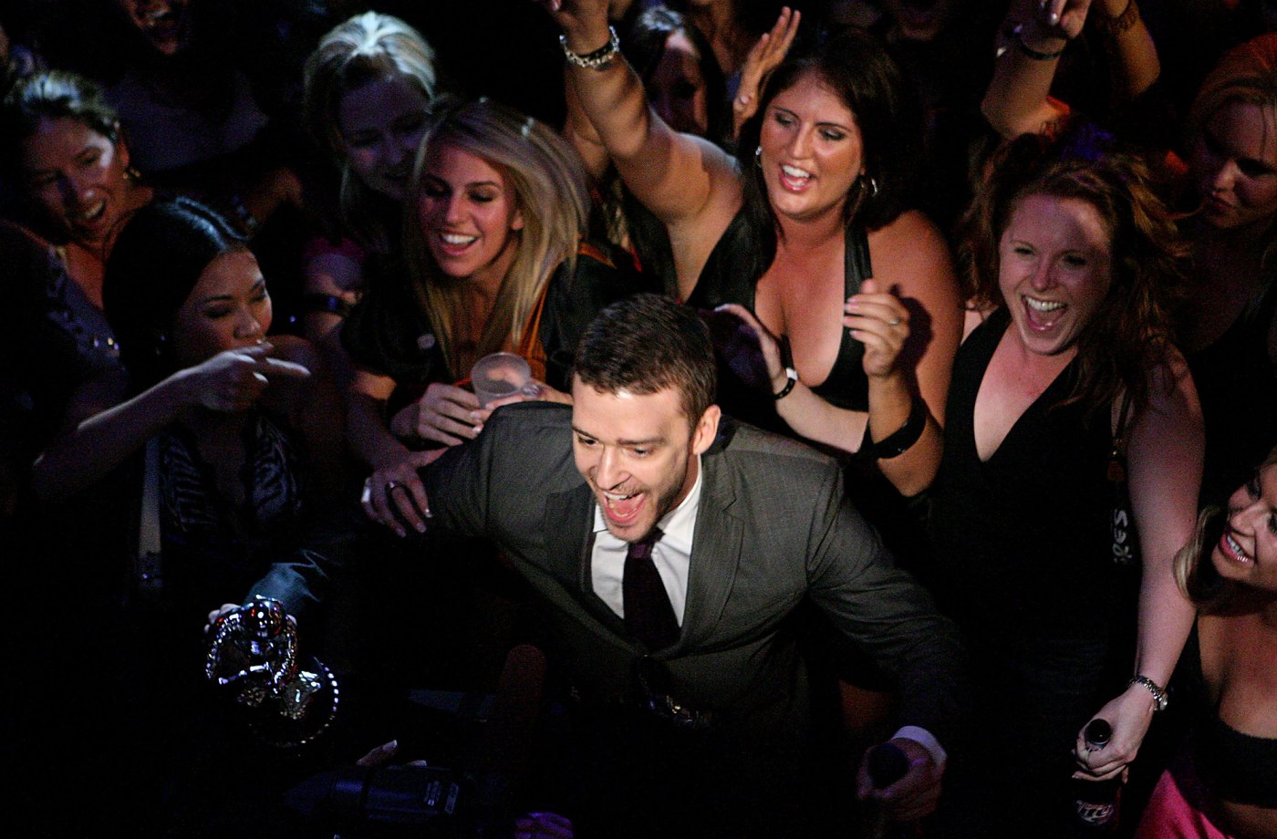 Britney Spears Recalls Justin Timberlake Run-In at 2007 VMAs | Us Weekly
