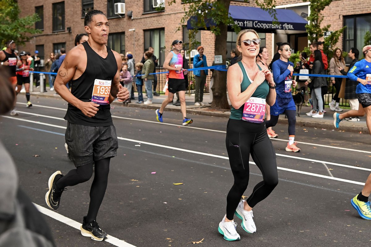 Amy Robach, T.J. Holmes Run New York City Marathon After Scandal | Us ...