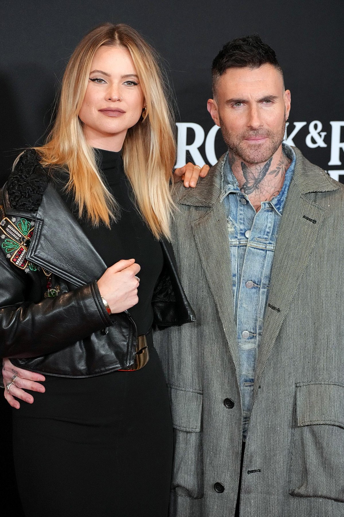 Behati Prinsloo and Adam Levine Make Rare Red Carpet Appearance | Us Weekly