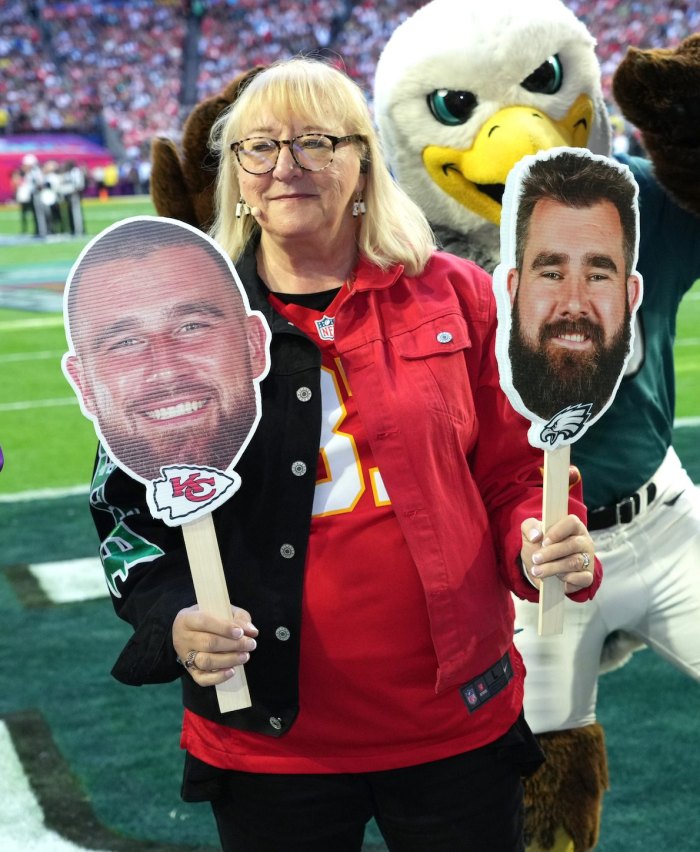 Donna Kelce Wears Good Luck Charms During Travis and Jason's Games | Us ...