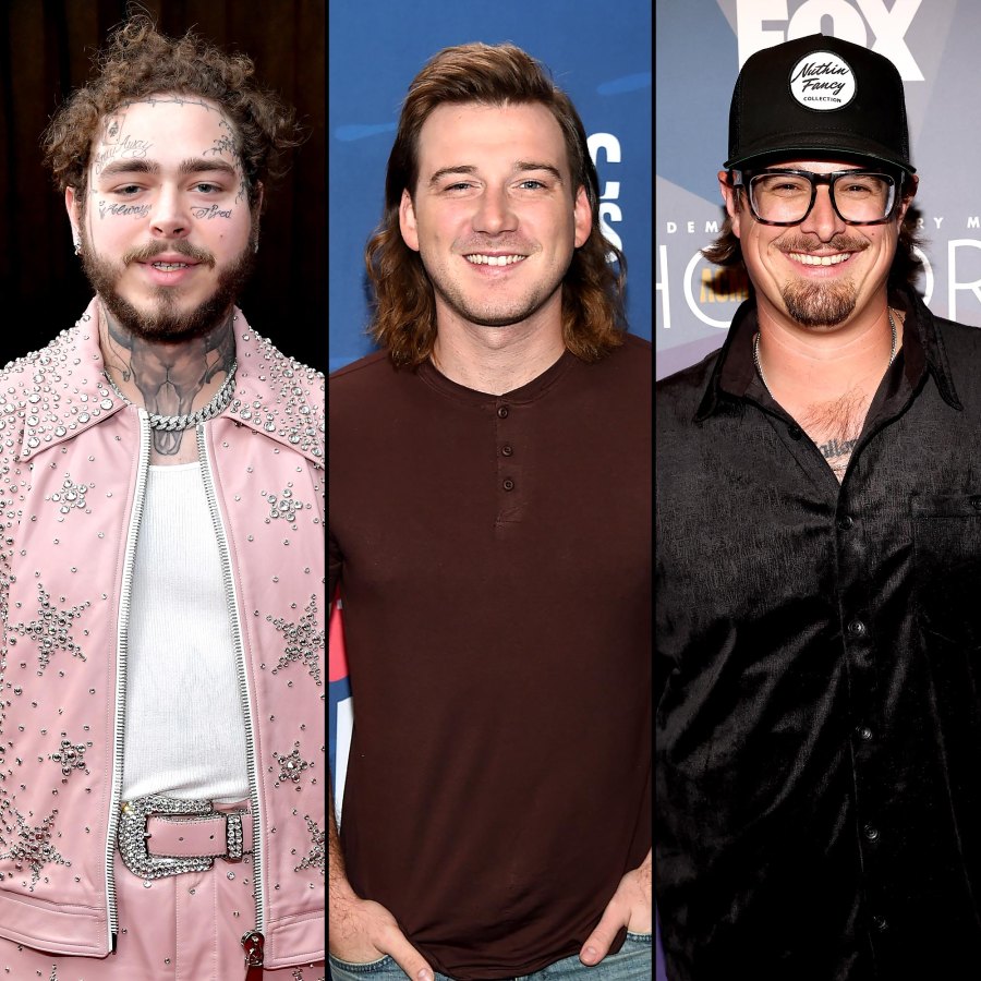 Post Malone Performs With Morgan Wallen, Hardy at 2023 CMA Awards | Us ...