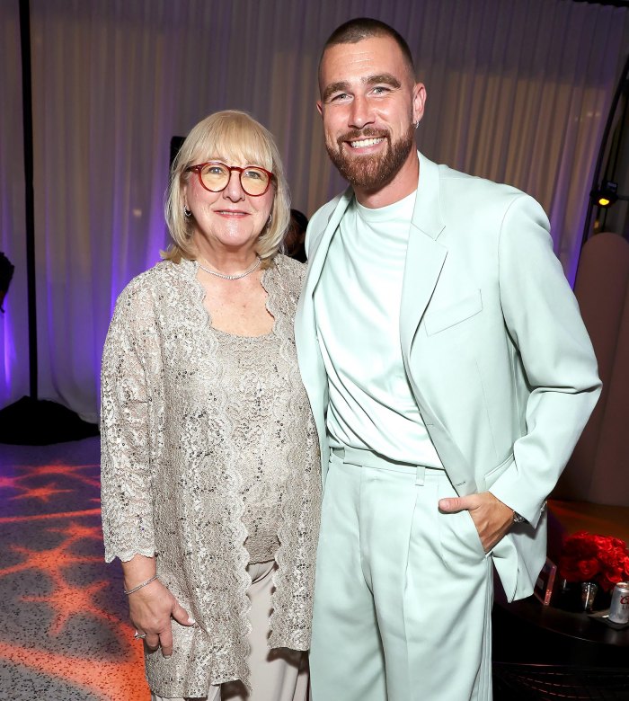 Donna Kelce Cheered By Fans on Flight to Germany for Travis' Game | Us ...