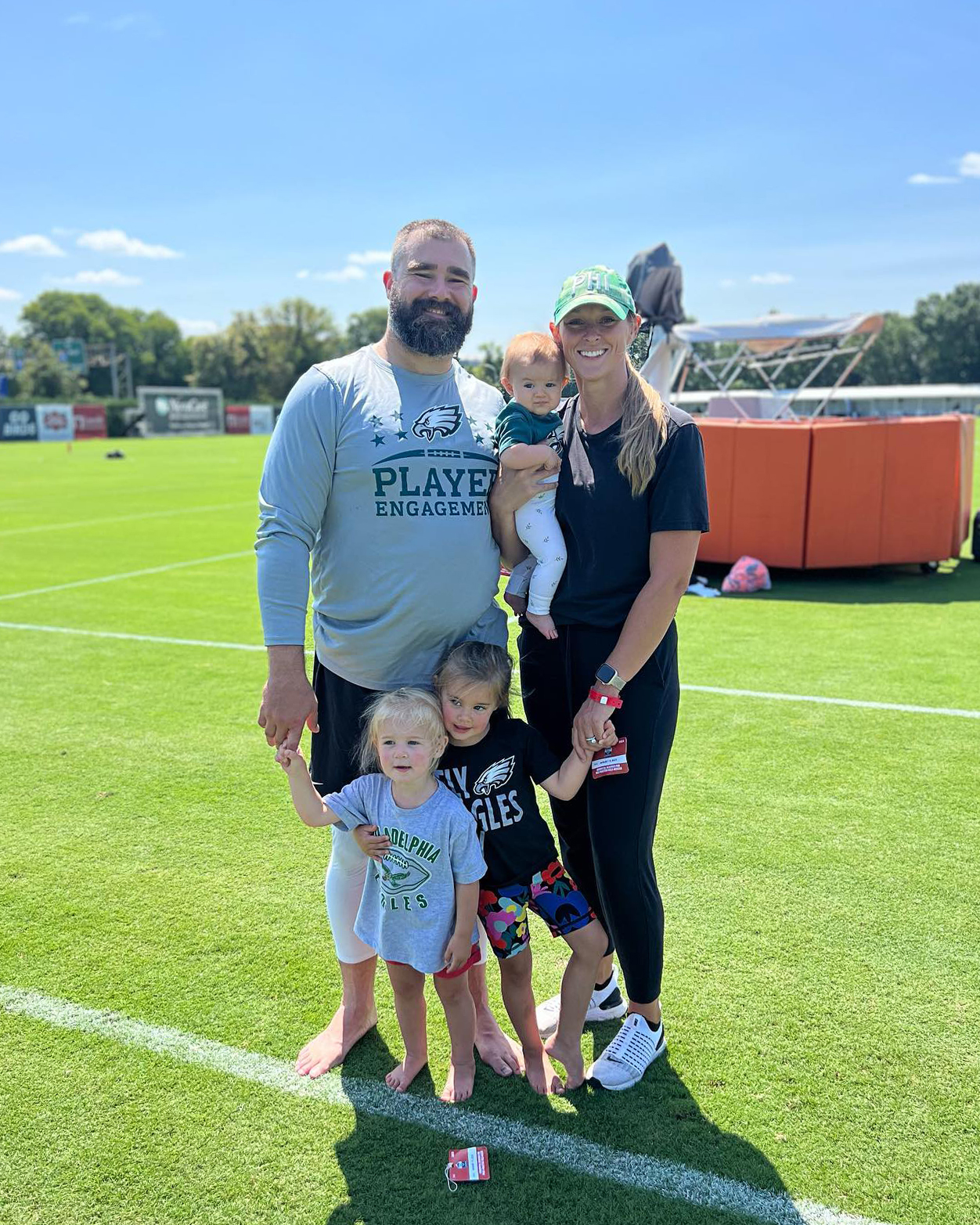 Jason Kelce and Kylie Kelce Visit Disney World With Kids | Us Weekly