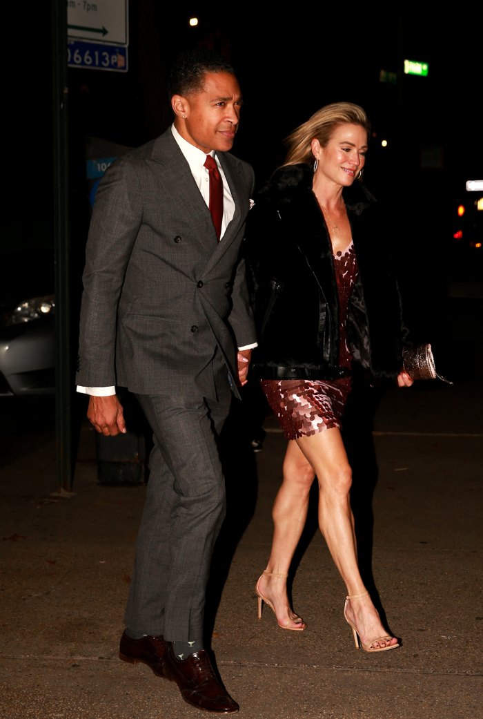 Amy Robach and T.J. Holmes Hold Hands at a Friend's Wedding | Us Weekly