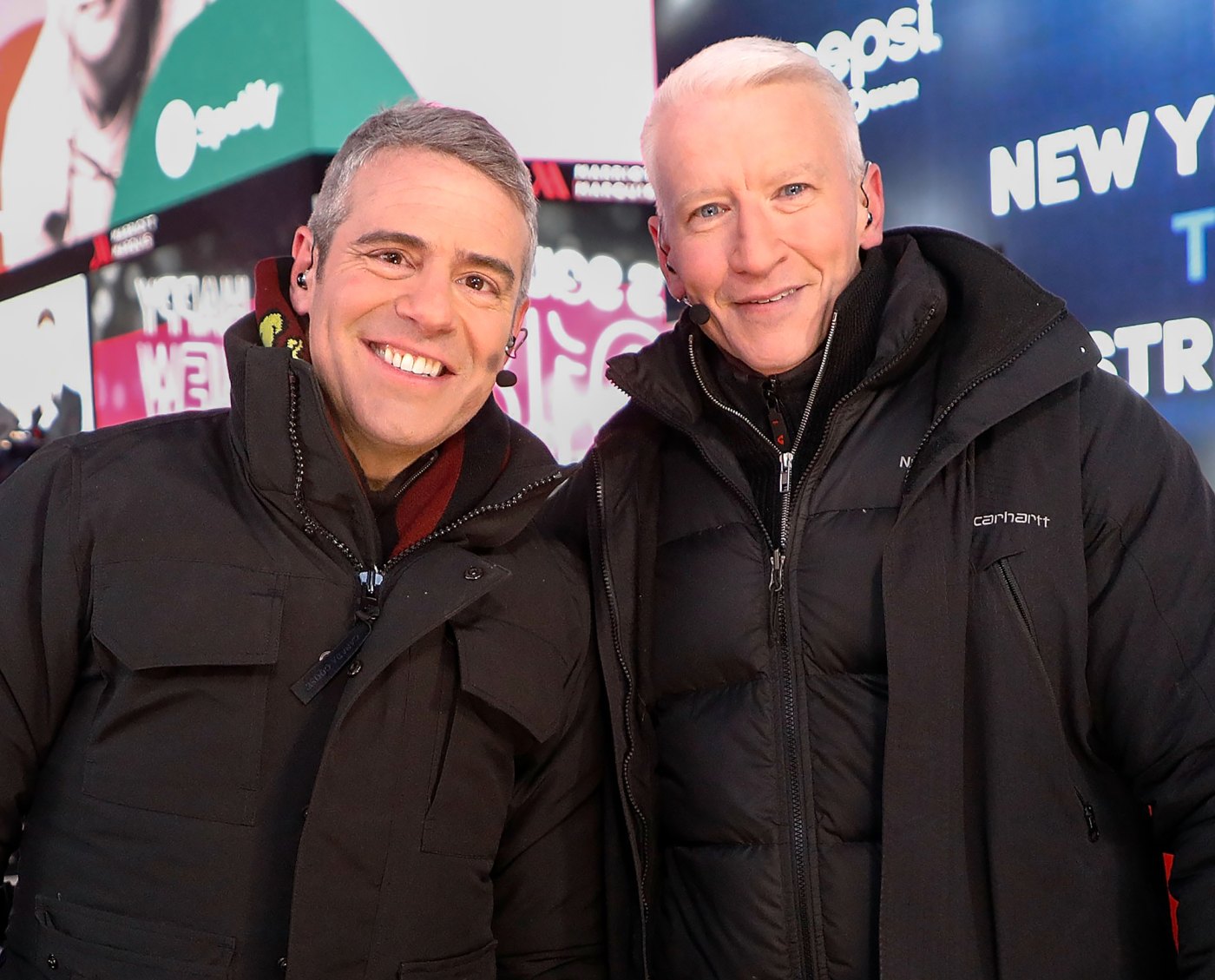 Andy Cohen, Anderson Cooper Drink on 2024 CNN New Year’s Eve Show | Us ...