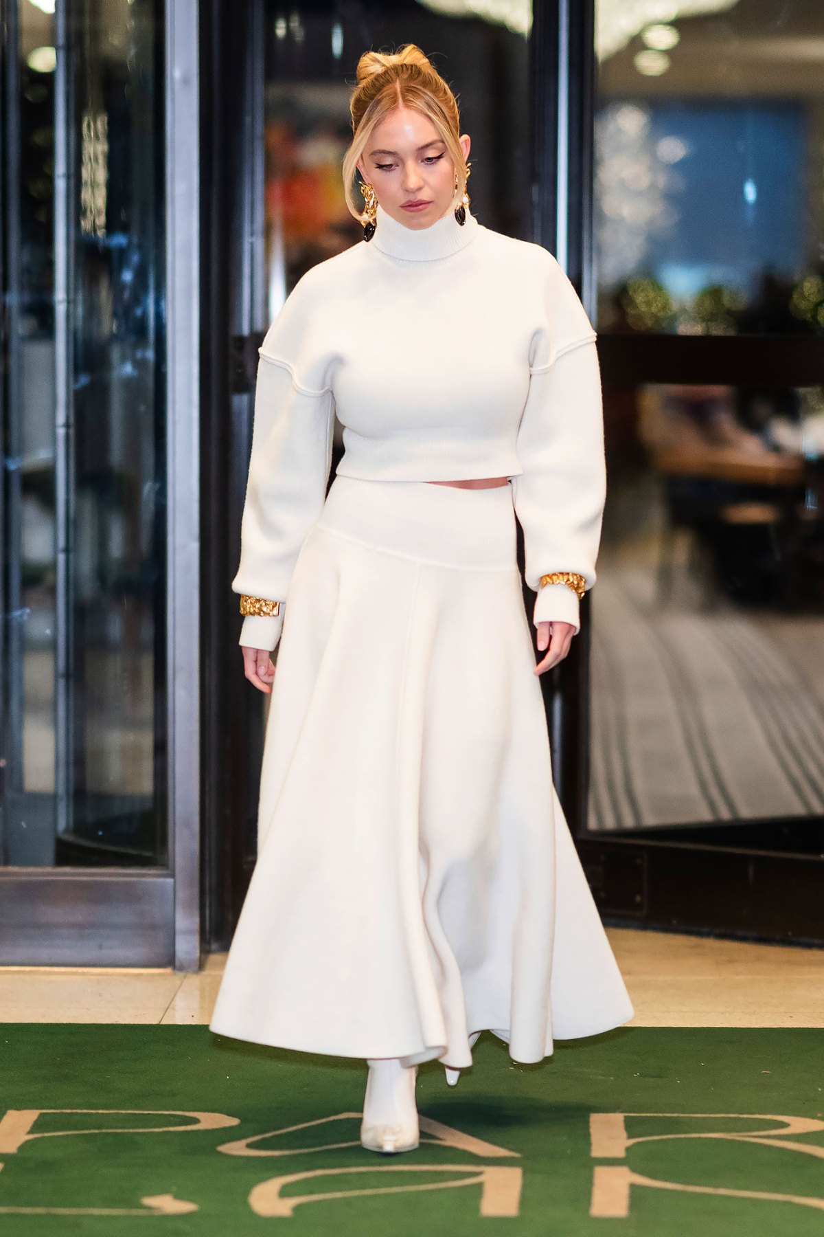 Sydney Sweeney Wears Back-to-Back All-White Outfits in NYC | Us Weekly