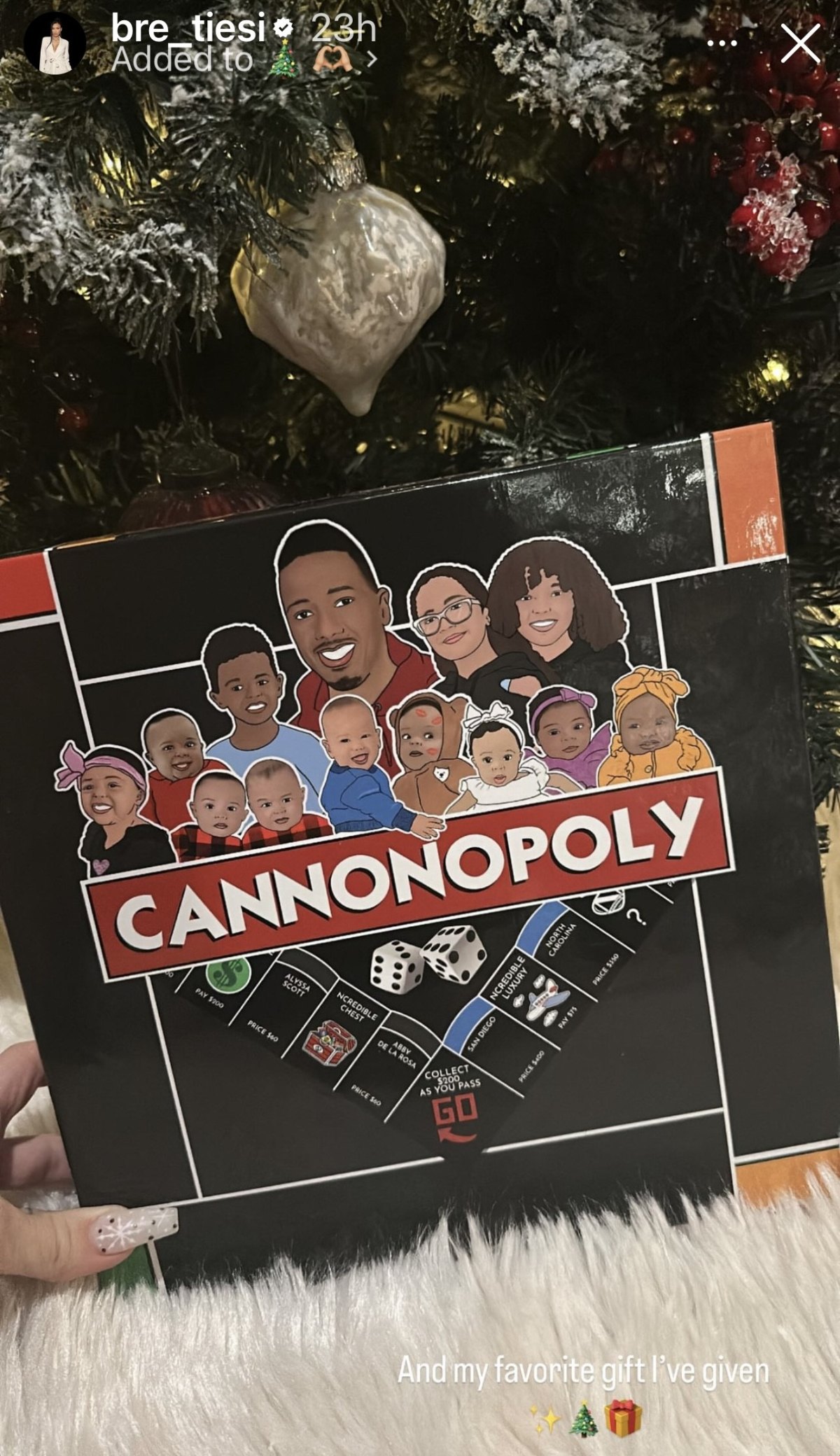 Bre Tiesi’s Christmas Gift for Nick Cannon References His 12 Kids | Us ...