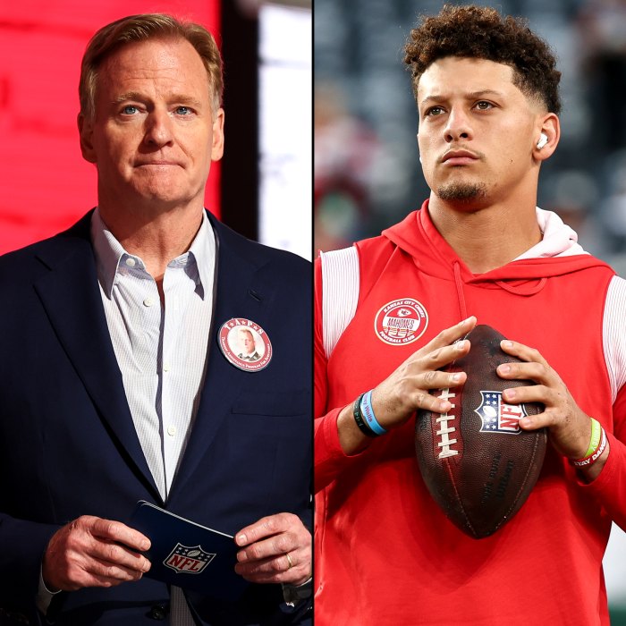 Roger Goodell Defends Refs' Call After Patrick Mahomes Outburst | Us Weekly