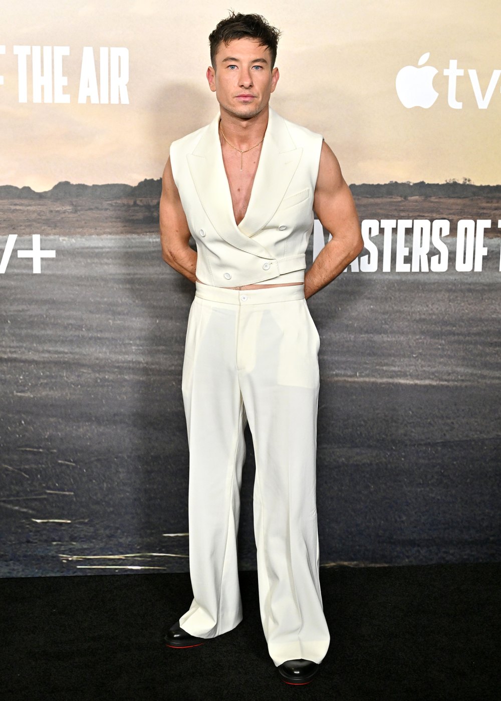 Barry Keoghan Wears a Crop Top at ‘Masters of the Air’ Premiere | Us Weekly