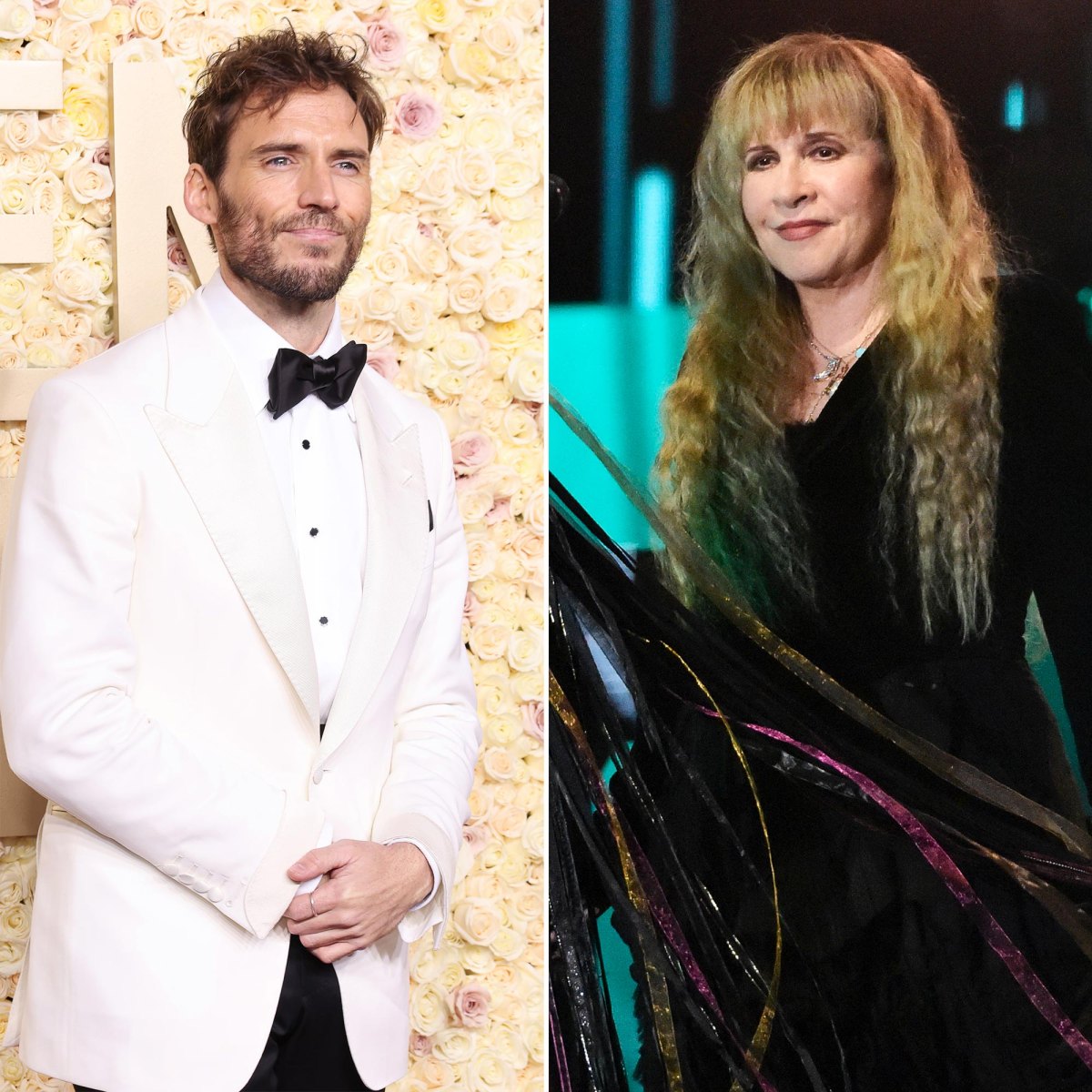 Daisy Jones and the Six's Sam Claflin Got Flowers From Stevie Nicks ...
