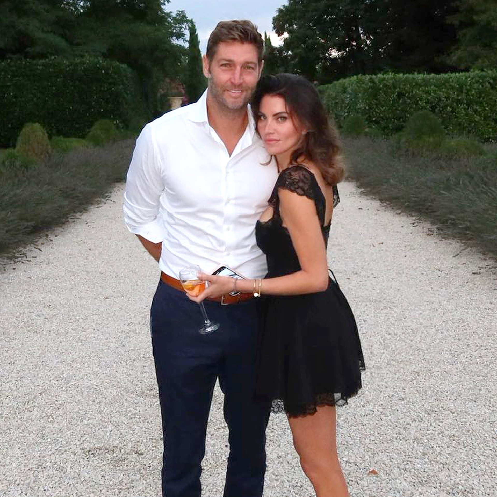 Jay Cutler Shares Sweet Message in Sand to Samantha Robertson | Us Weekly