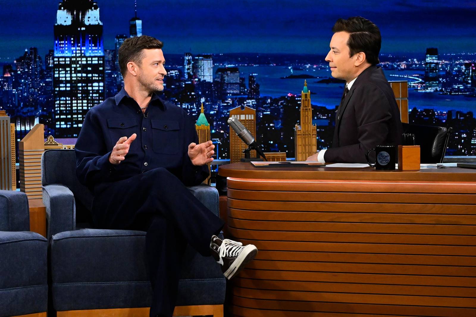 Why Justin Timberlake Was Terrified to be Tackled by Travis Kelce | Us ...