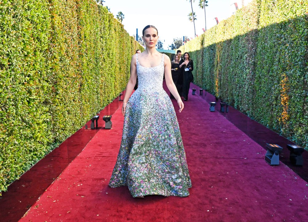 Natalie Portman Goes Solo at Golden Globes After Benjamin Split | Us Weekly