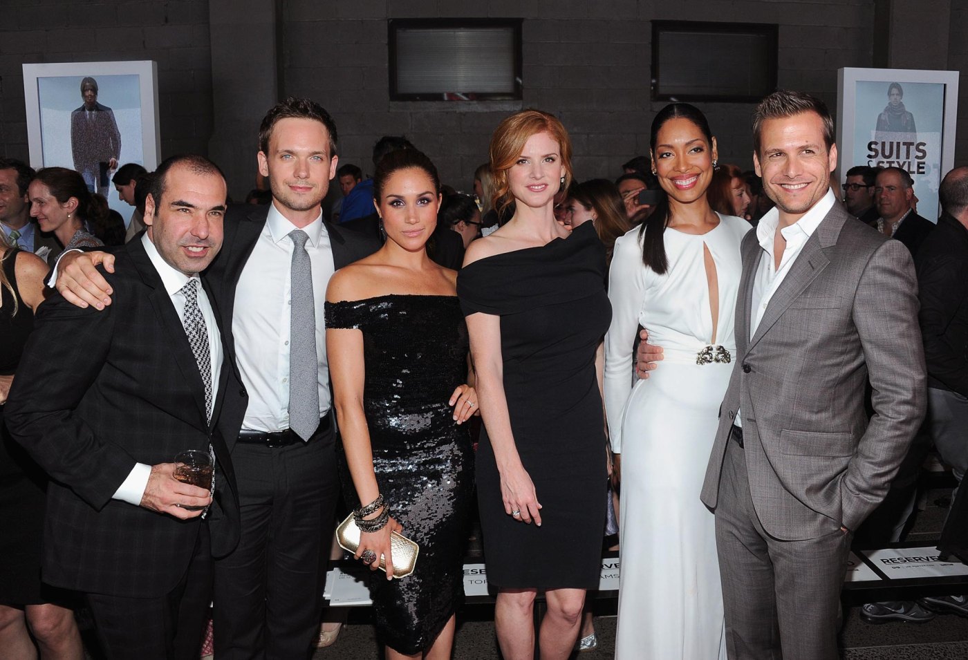 Patrick J. Adams and Gabriel Macht Reunite at 2024 Golden Globes | Us ...