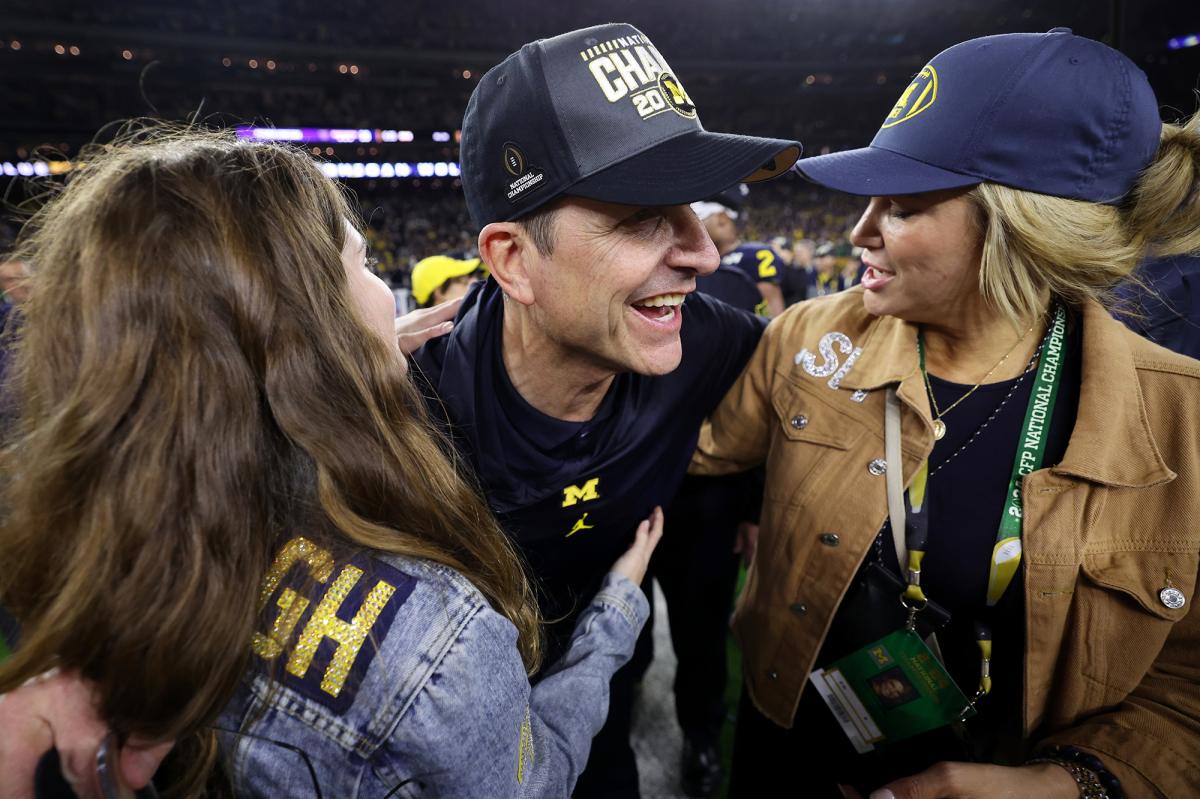NFL Coach Jim Harbaugh and Sarah Feuerborn's Relationship Timeline | Us ...