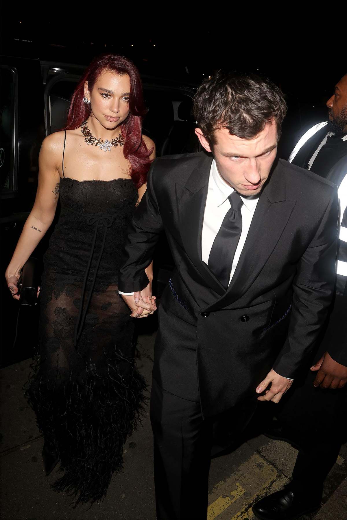 Dua Lipa and Callum Turner Hold Hands at 2024 BAFTAs Afterparty | Us Weekly