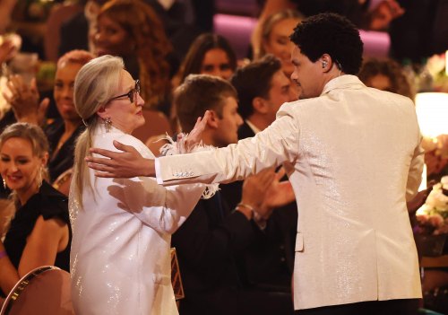 Meryl Streep Makes Mid-Monologue Arrival at 2024 Grammy Awards | Us Weekly