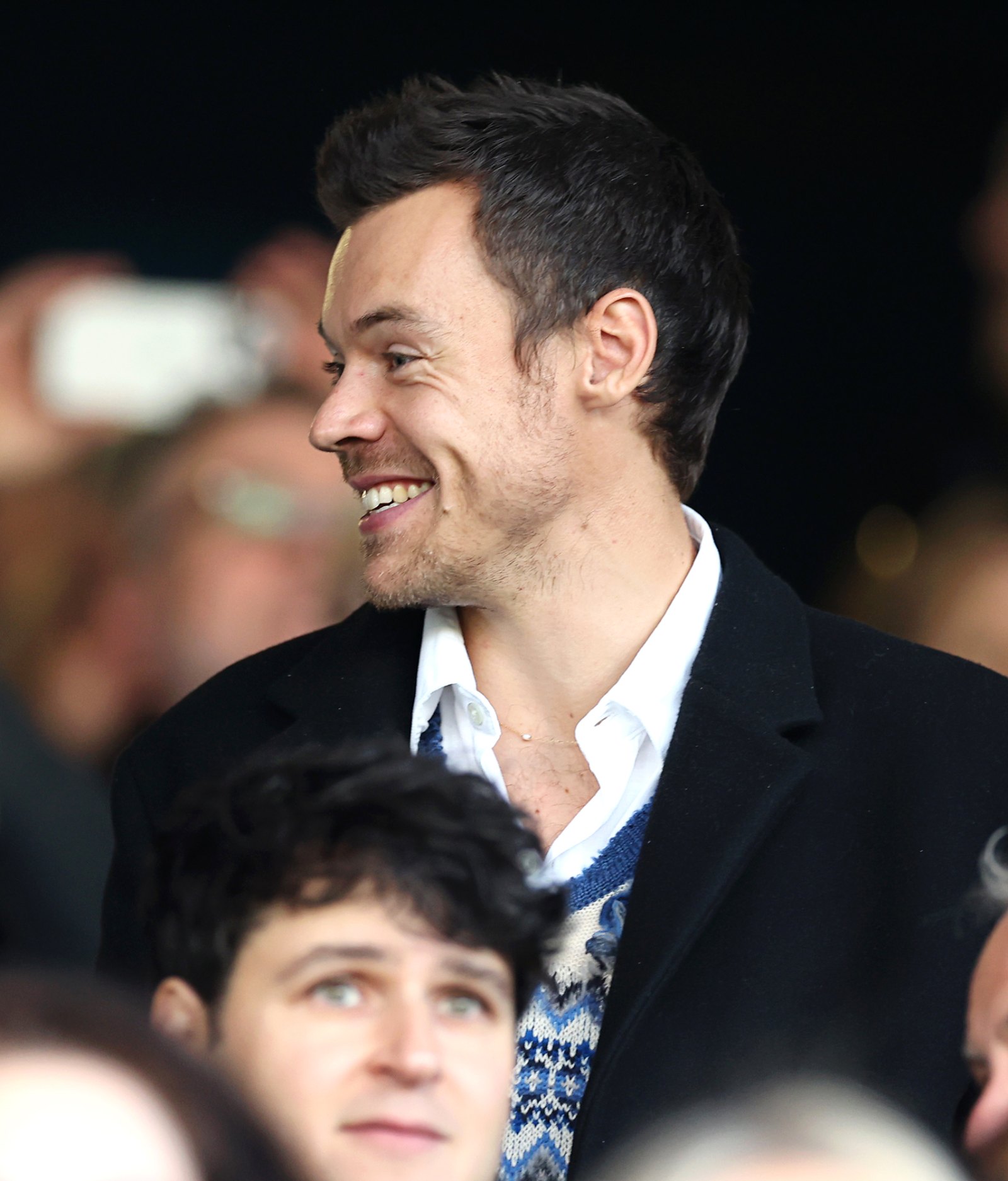Harry Styles Shows How His Hair Is Growing Out During Soccer Game | Us ...