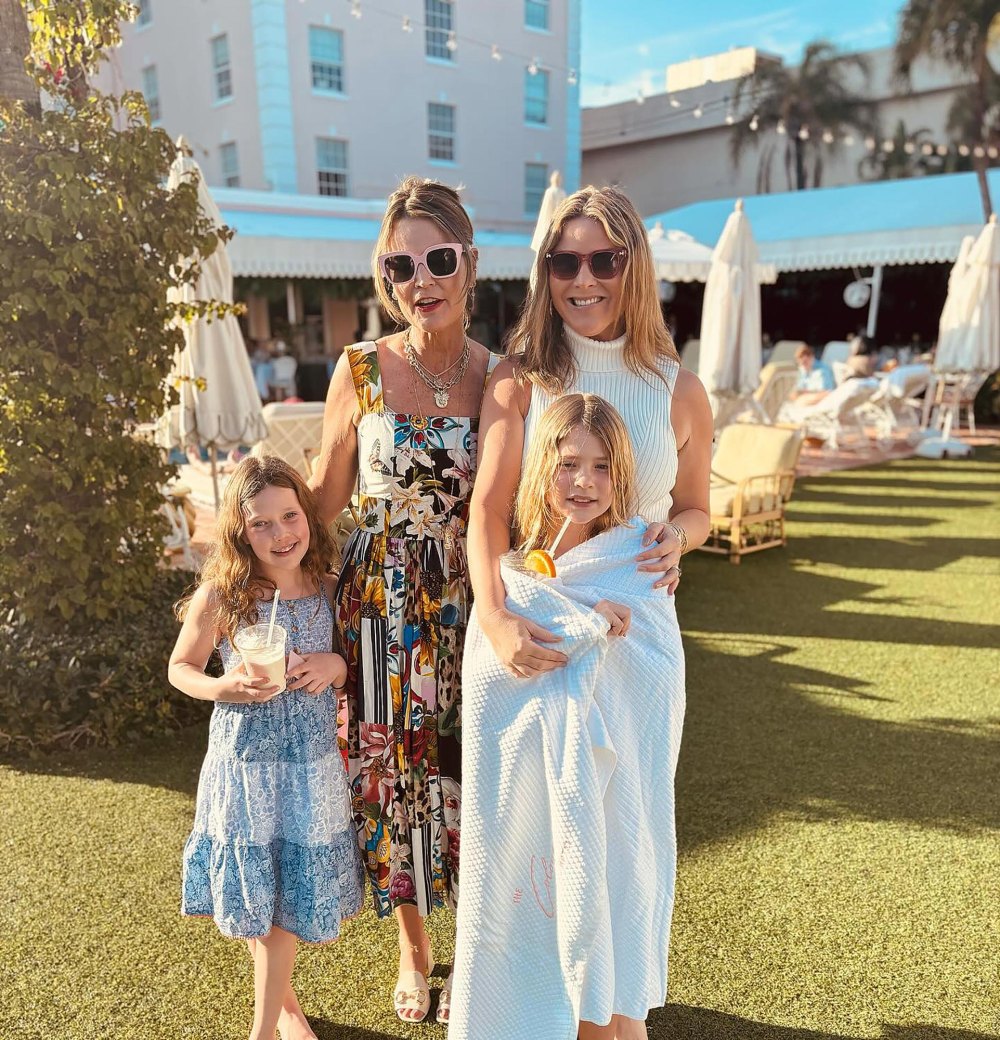 Jenna Bush Hager and Savannah Guthrie Take Daughters on Girls' Trip ...