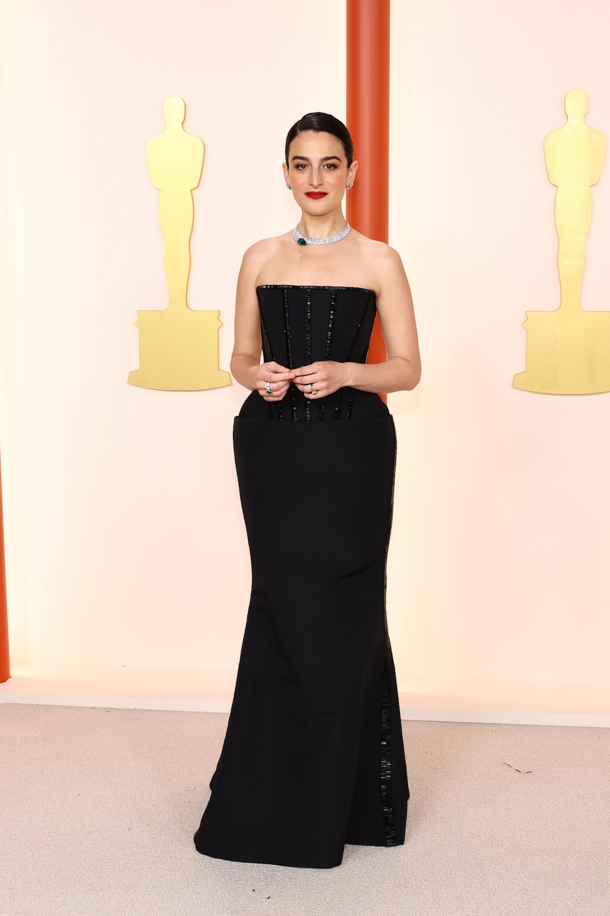 Jenny Slate Reveals She Split Her Dress at 2023 Oscars | Us Weekly