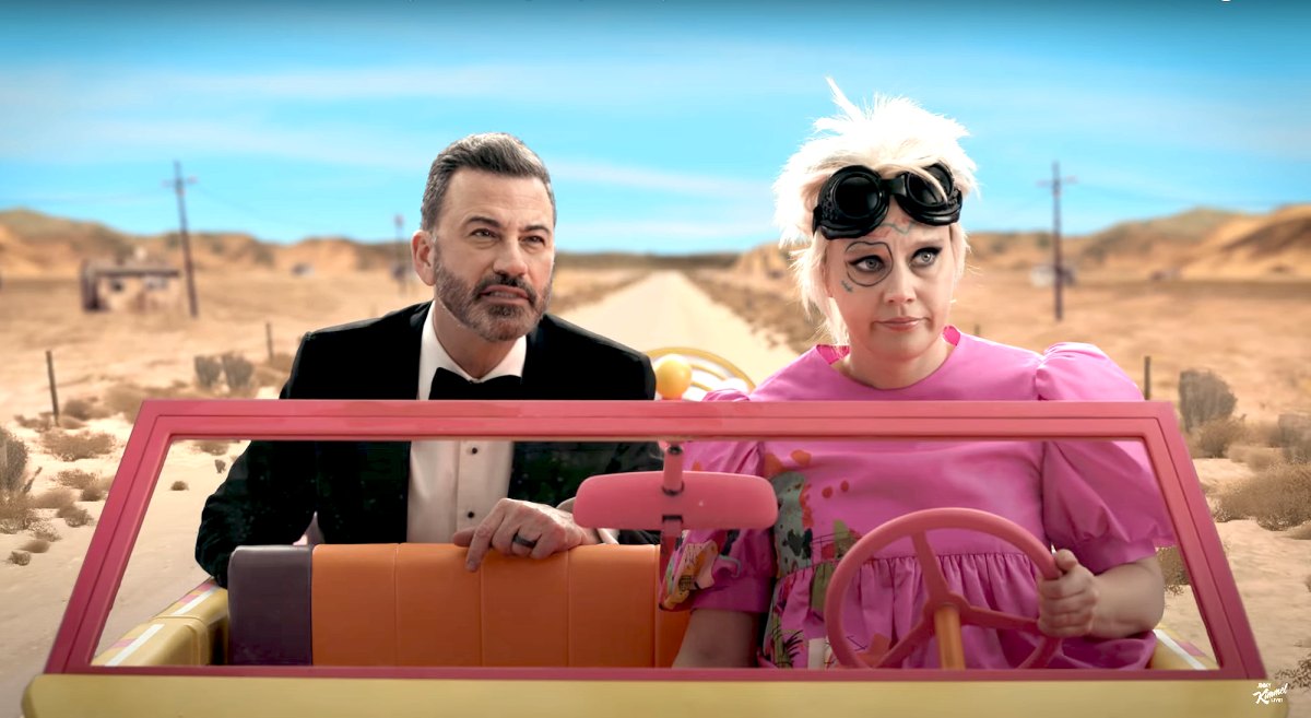 Oscars Host Jimmy Kimmel Gets Lost in Barbieland in Star-Studded Promo ...