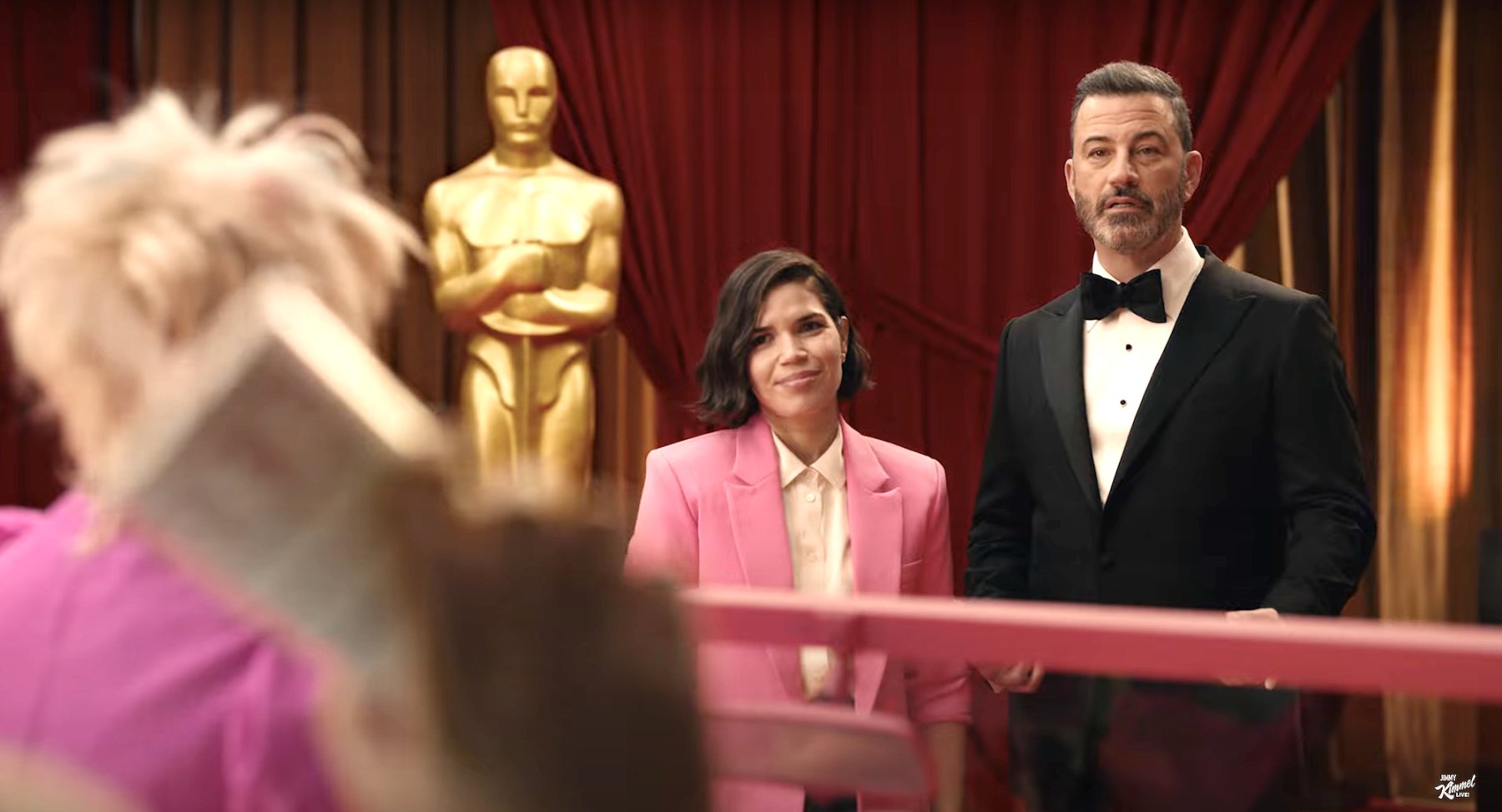 Oscars Host Jimmy Kimmel Gets Lost in Barbieland in Star-Studded Promo ...