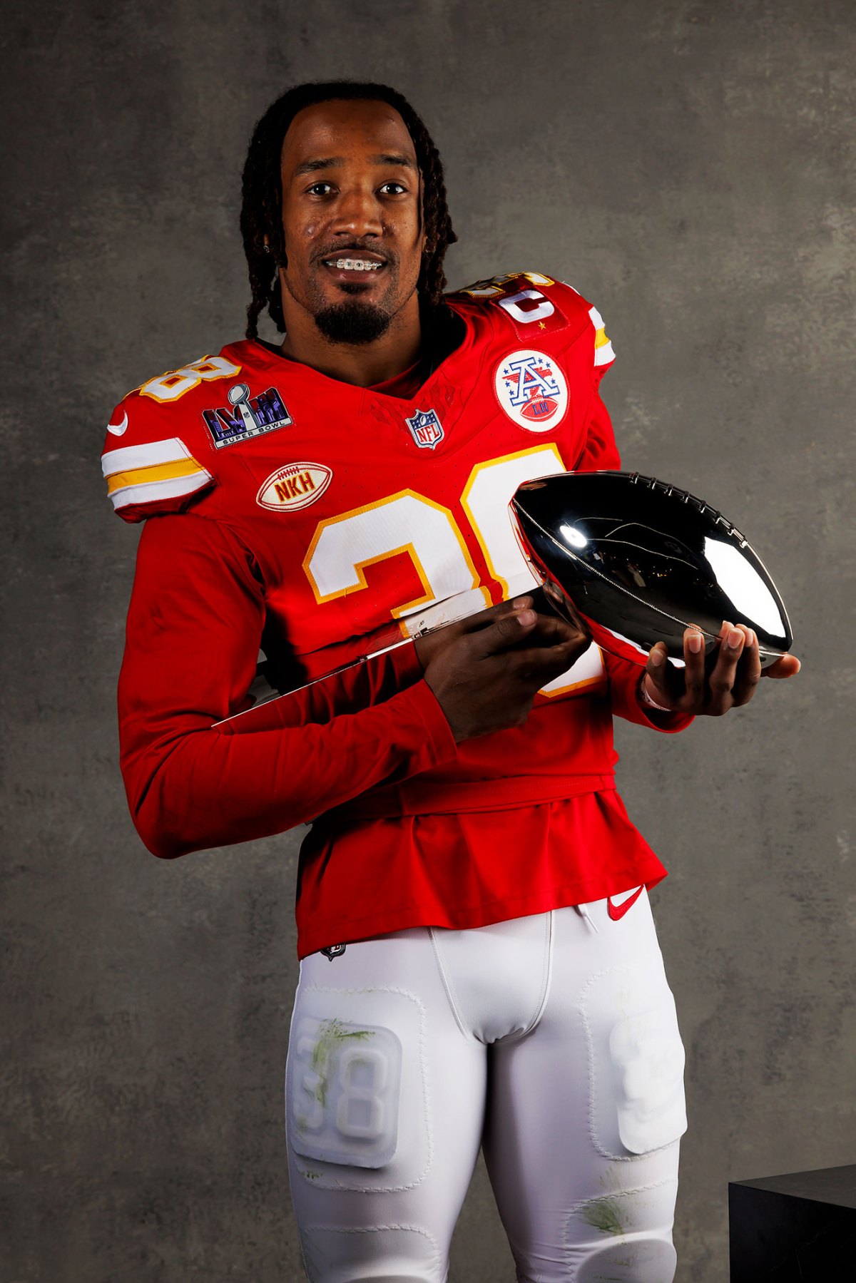 Kansas City Chiefs Players Celebrate Win in Super Bowl 2024 Portraits ...